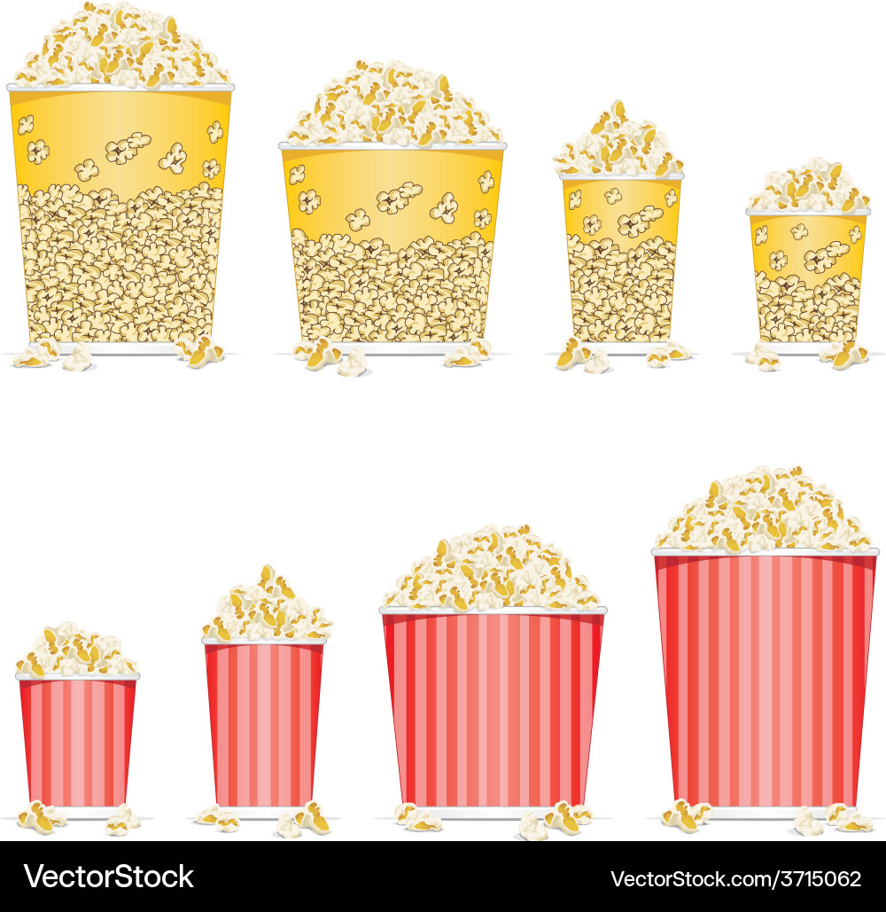 Popcorn Royalty Free Vector Image - VectorStock
