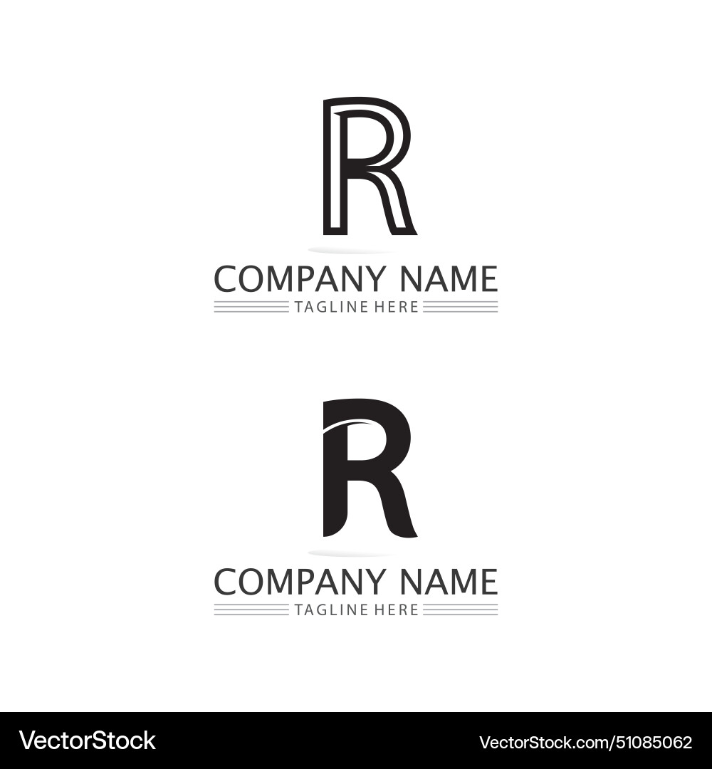 R letter arrow icon Royalty Free Vector Image - VectorStock