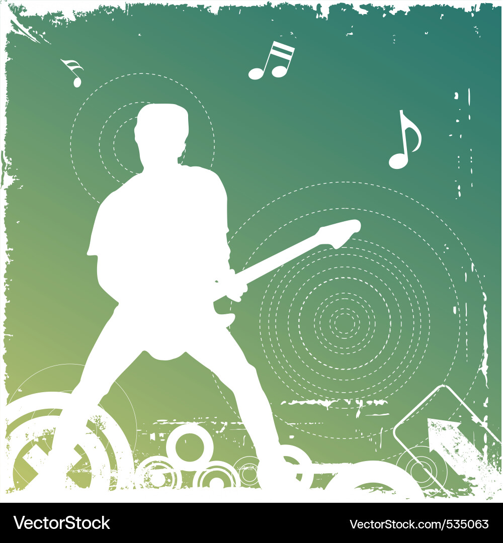 Guitarist Royalty Free Vector Image - VectorStock