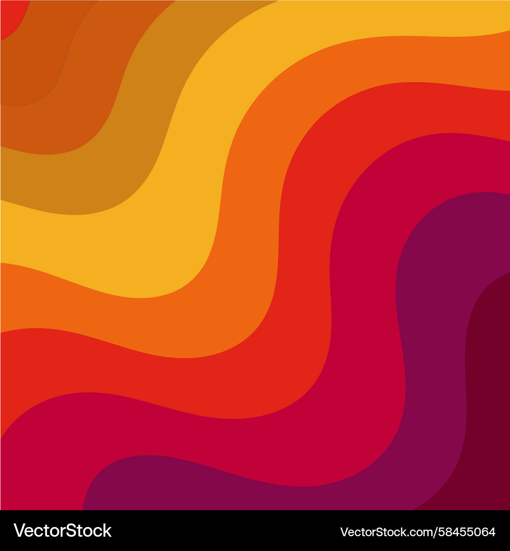 Colorful Wave Pattern Royalty Free Vector Image