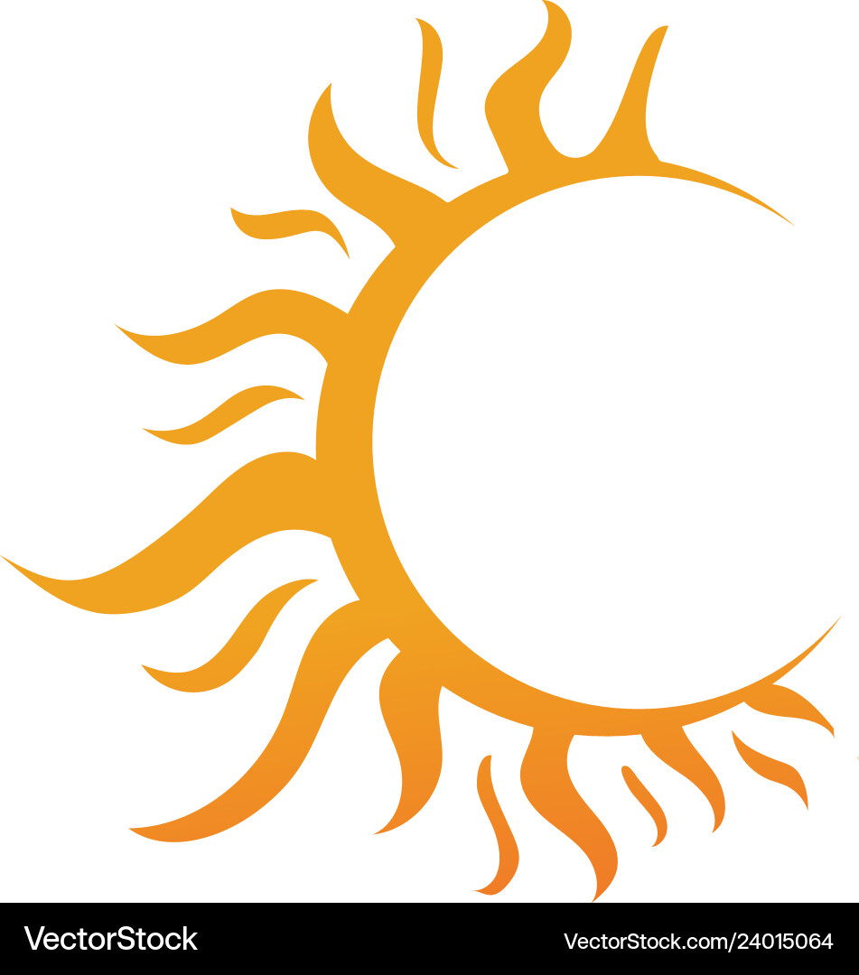 Sun Vector Logo Abstract Sun Logo. Vector Sun Icon. 6109791 Vector Art