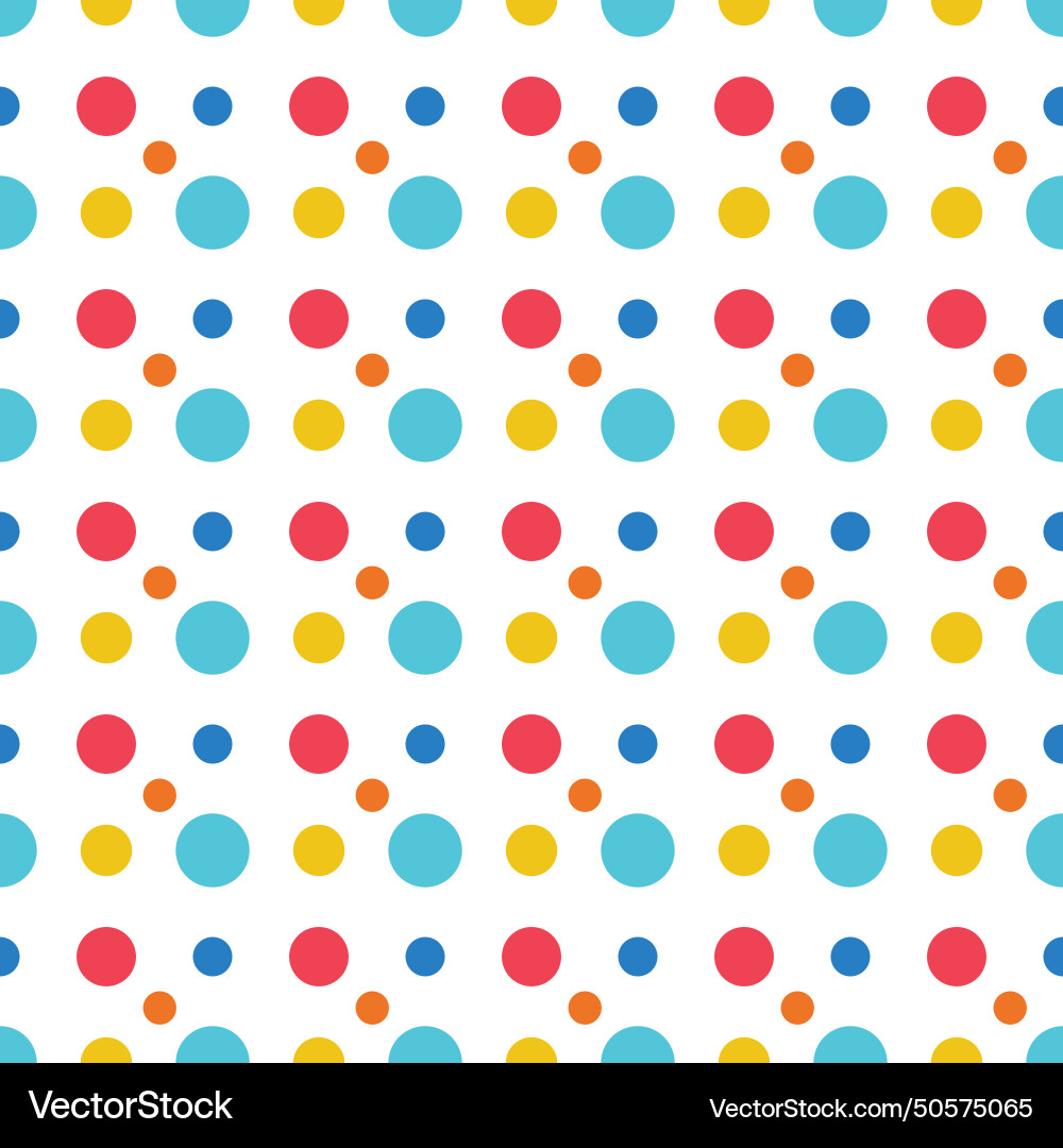 Polka dot pattern background Royalty Free Vector Image