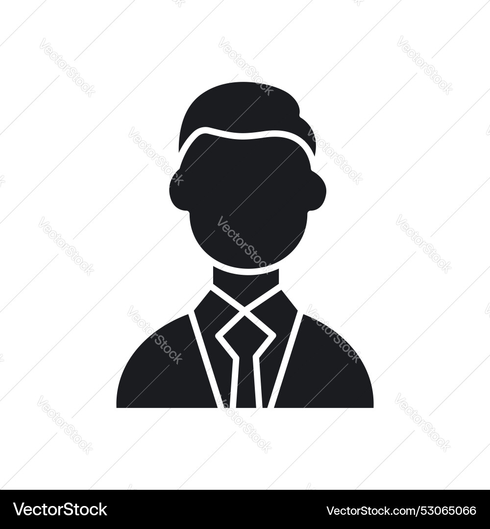 Admin icon isolated on white background Royalty Free Vector