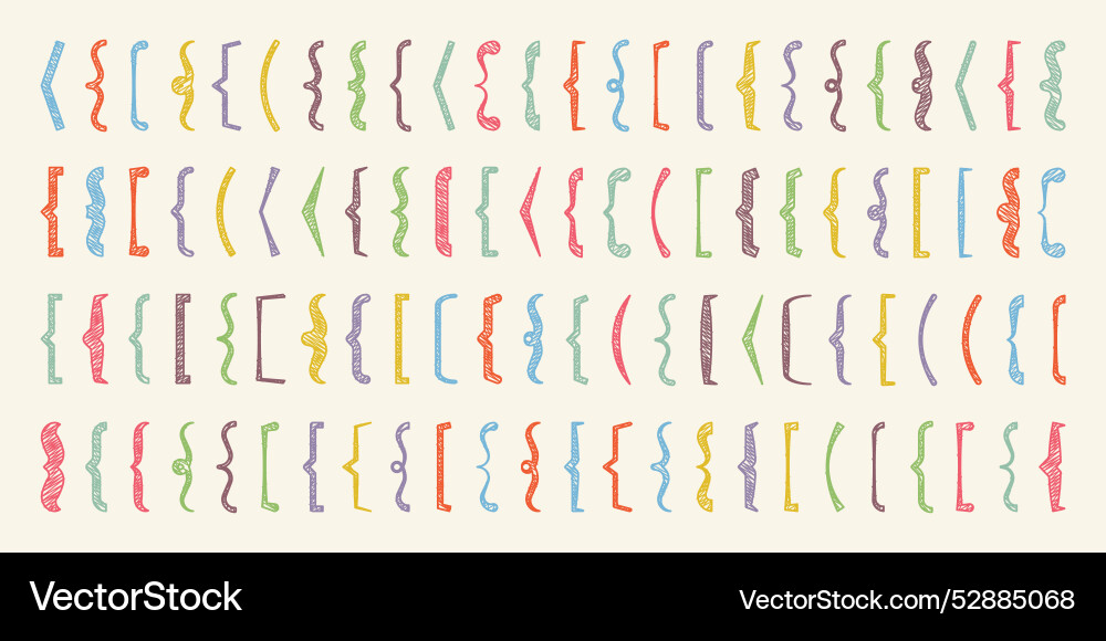 Shaded text brackets colorful quotation box Vector Image