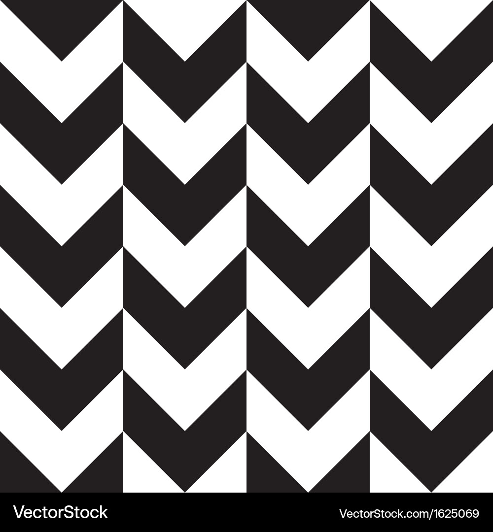 Big chevron background black white Royalty Free Vector Image