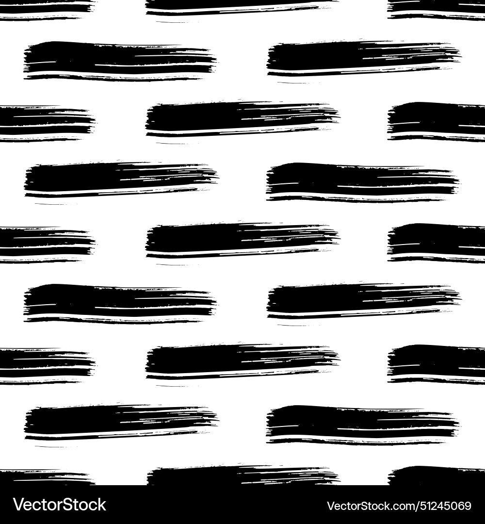 Seamless pattern with hand drawn scribble smears Vector Image
