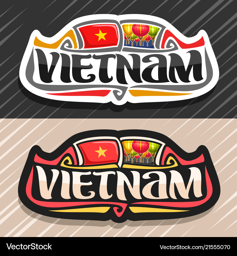 Logo for vietnam Royalty Free Vector Image - VectorStock