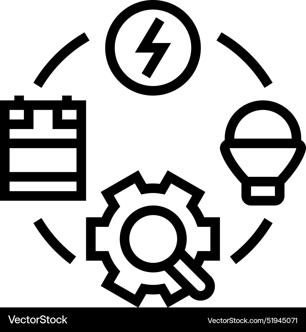 Behavioral changes line icon Royalty Free Vector Image