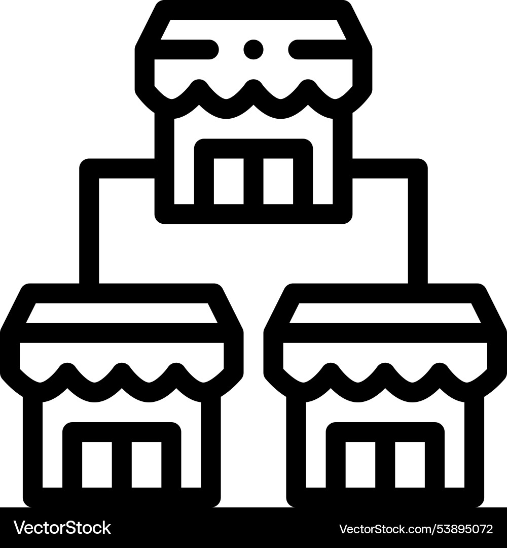 Francium icon thin linear style design isolated Vector Image