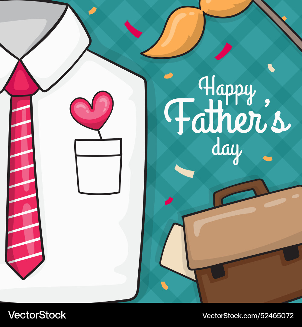 Hand drawn for fathers day Royalty Free Vector Image