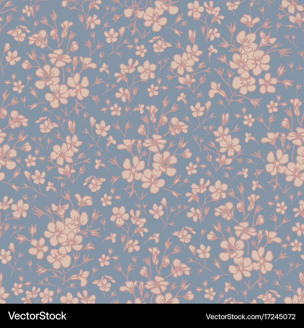 Seamless flower pattern Royalty Free Vector Image