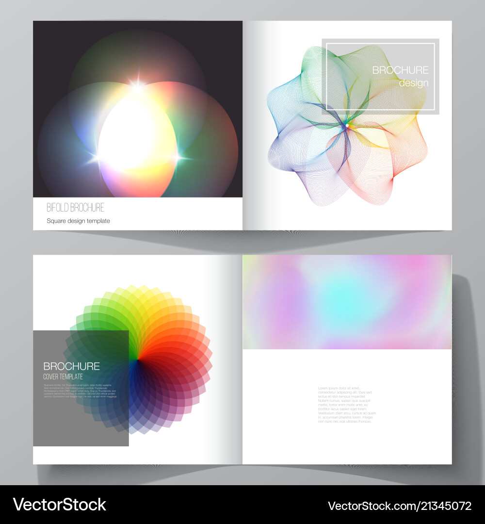 The layout of two Royalty Free Vector Image - VectorStock