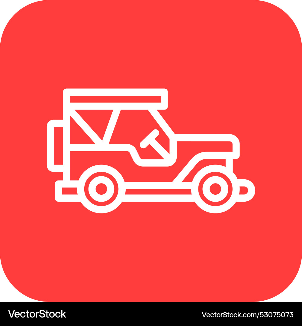 Jeep icon design Royalty Free Vector Image - VectorStock