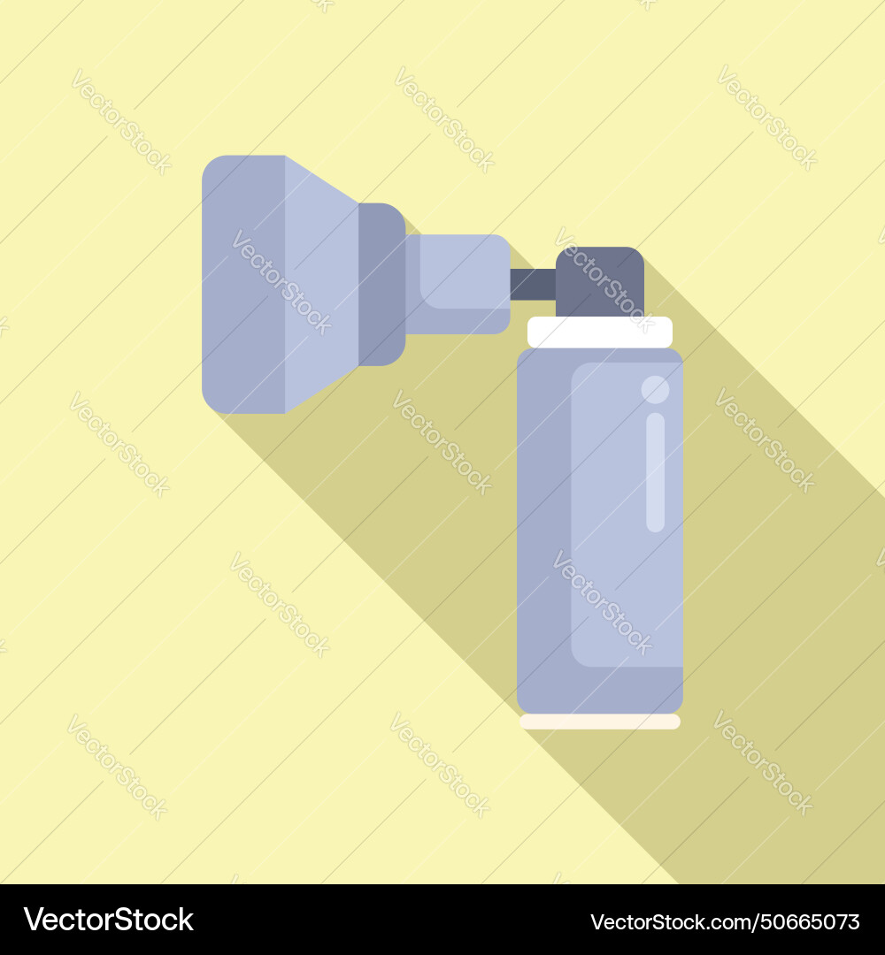 Medical oxygen concentrator icon flat air Vector Image