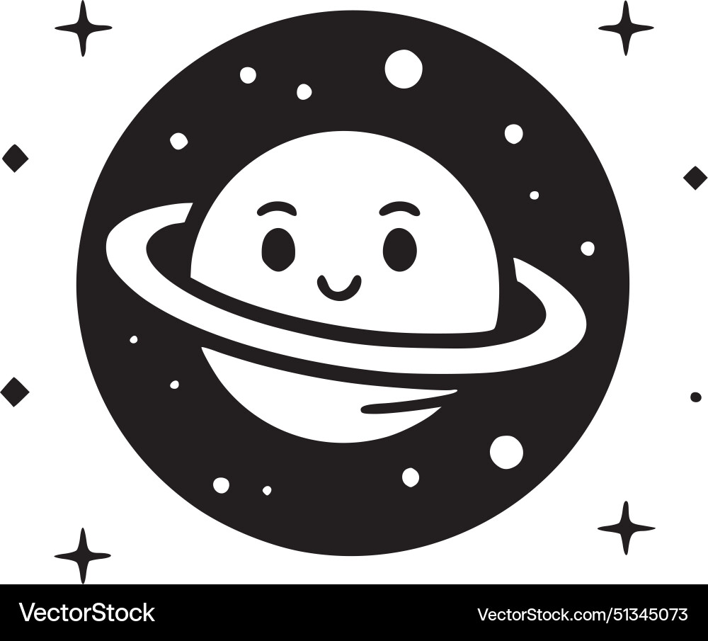 Space - high quality logo ideal for t-shirt Vector Image