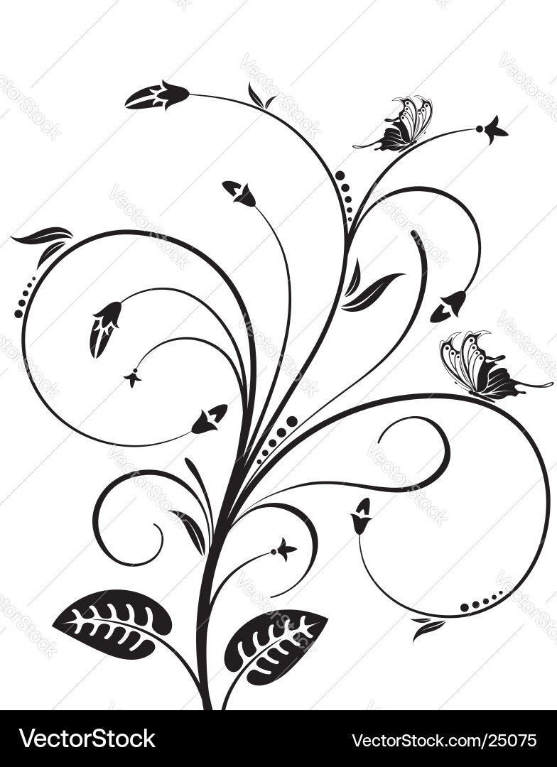 Background flower Royalty Free Vector Image - VectorStock