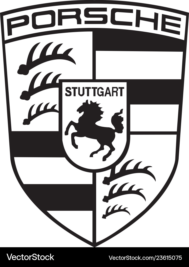 Porsche Emblem Royalty Free Vector Image - VectorStock