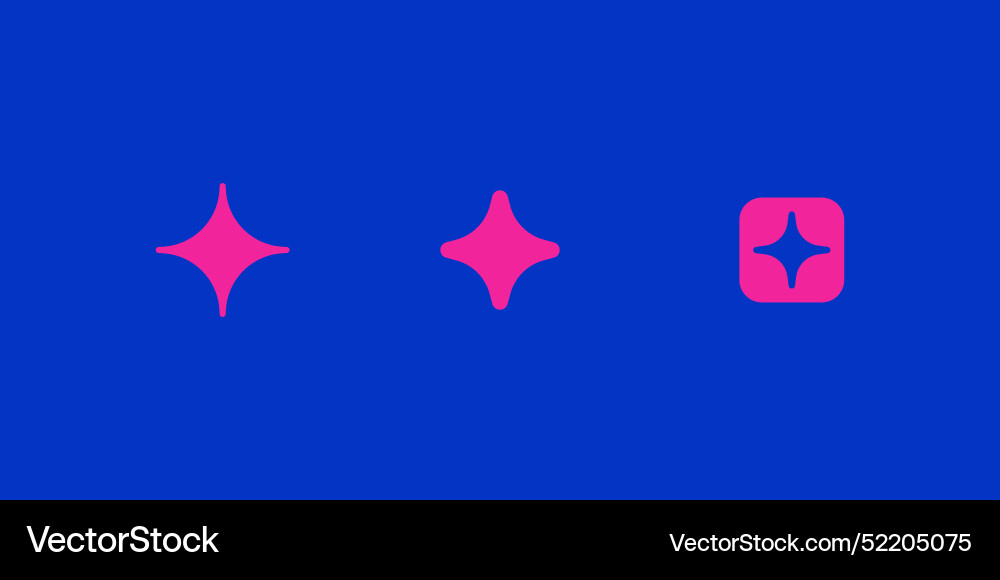 Y2k aesthetics star elements Royalty Free Vector Image