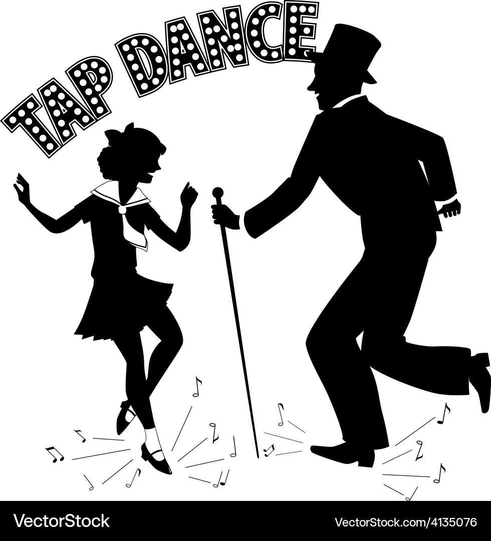 Tap dance teacher Royalty Free Vector Image - VectorStock