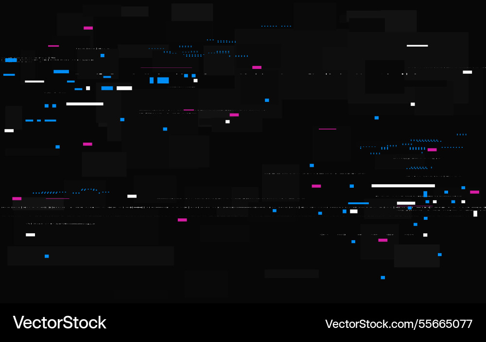 Glitch color pixels modern distorted texture Vector Image