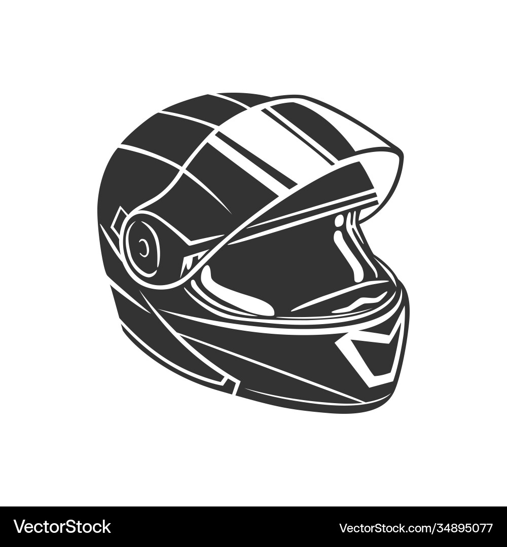 Helmet vintage Royalty Free Vector Image - VectorStock