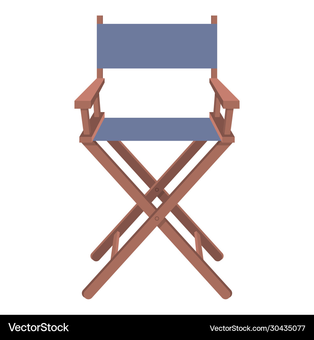 Movie director chair Royalty Free Vector Image