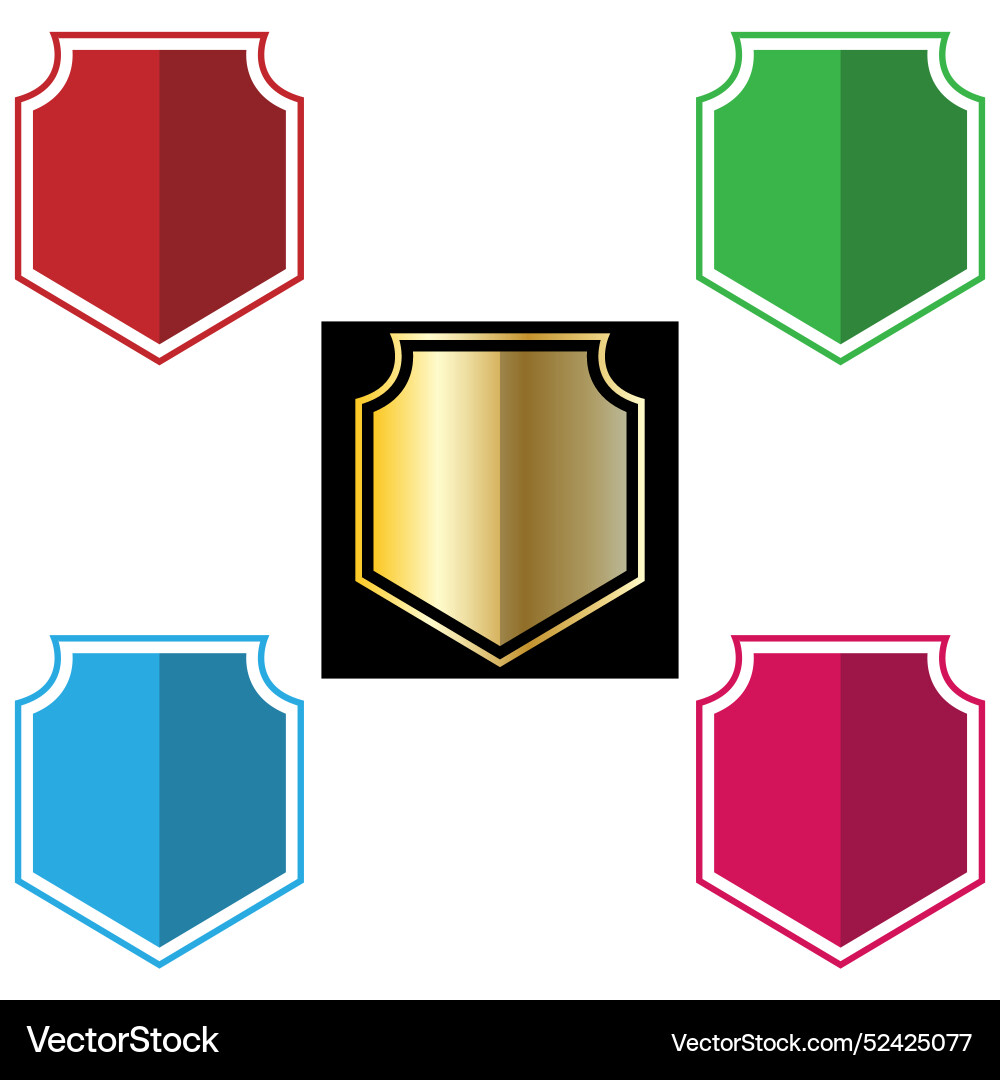 Shield 24 Royalty Free Vector Image - VectorStock