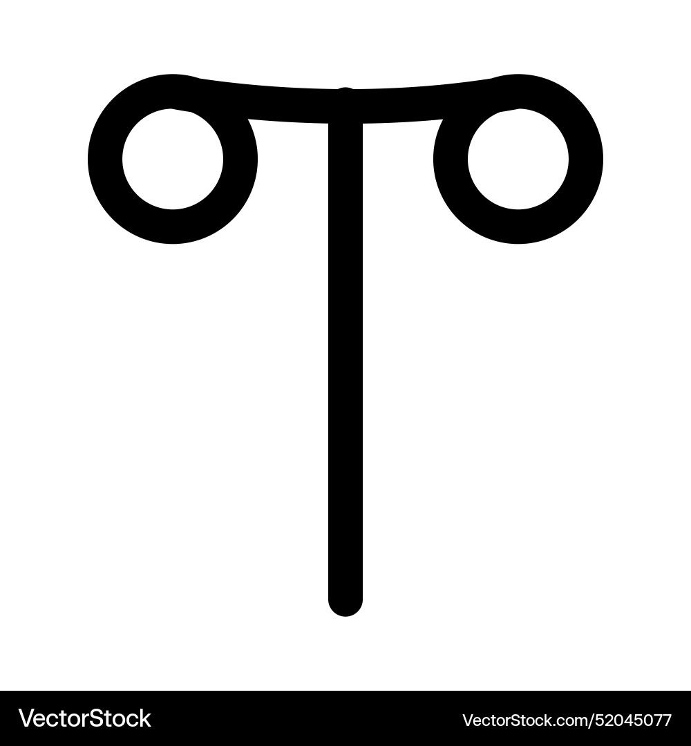 Wind up key icon design in filled and outlined Vector Image