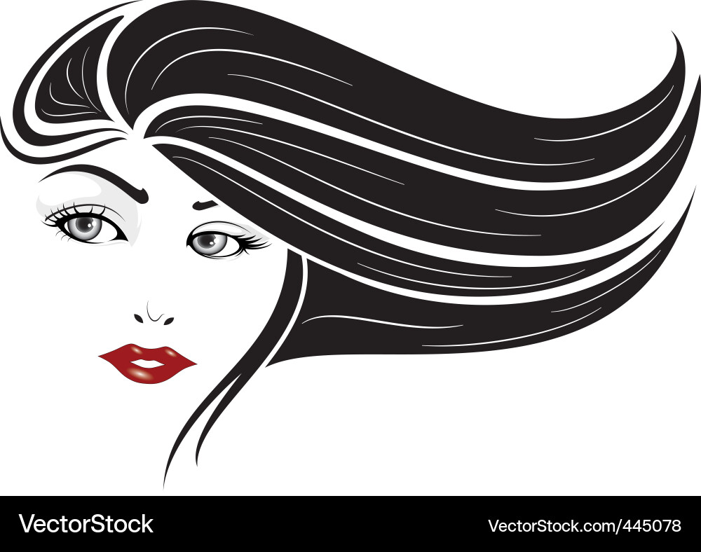 Glamour girl Royalty Free Vector Image - VectorStock