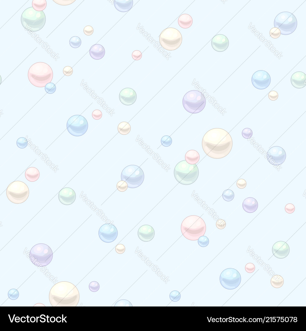 Multicolor pearls pattern Royalty Free Vector Image
