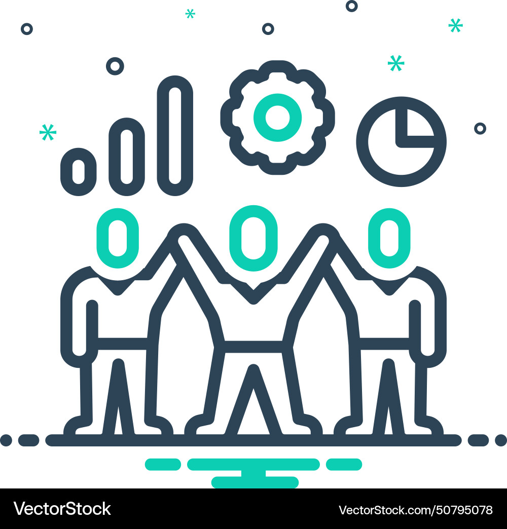Teamwork Royalty Free Vector Image - VectorStock