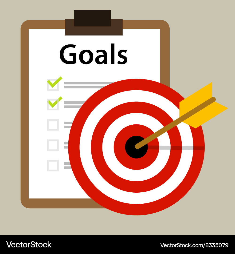 Target goals icon success business strategy Vector Image