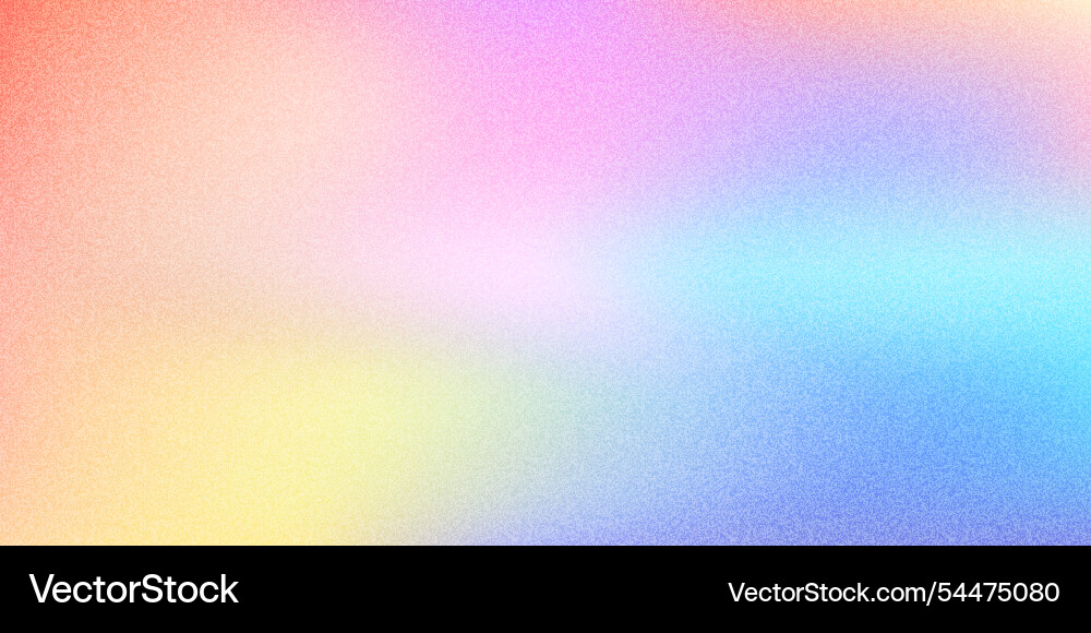 Color gradient gritty noise background with grain Vector Image