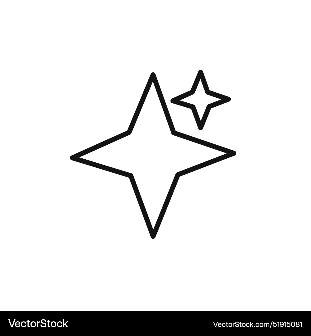 Diamond star icon set collection for web Vector Image