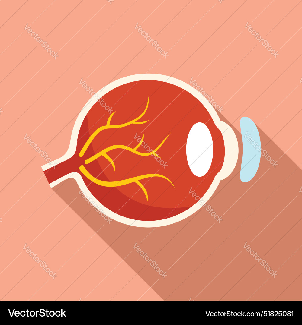 Human eye receiving laser correction surgery for Vector Image