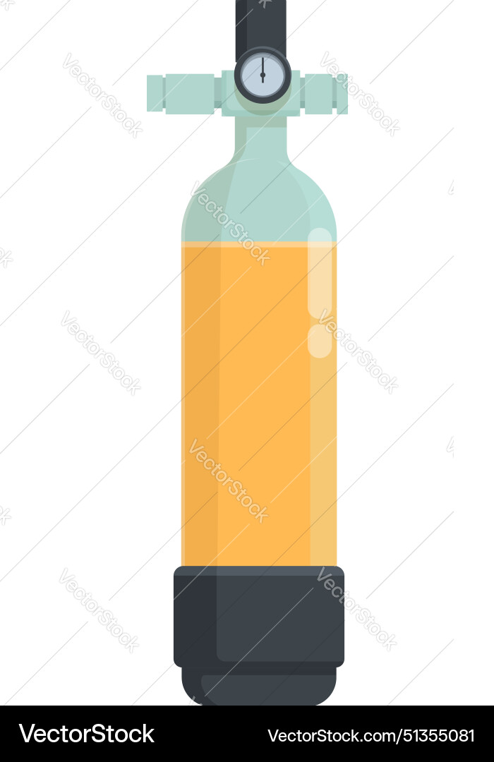Medical oxygen tank Royalty Free Vector Image - VectorStock