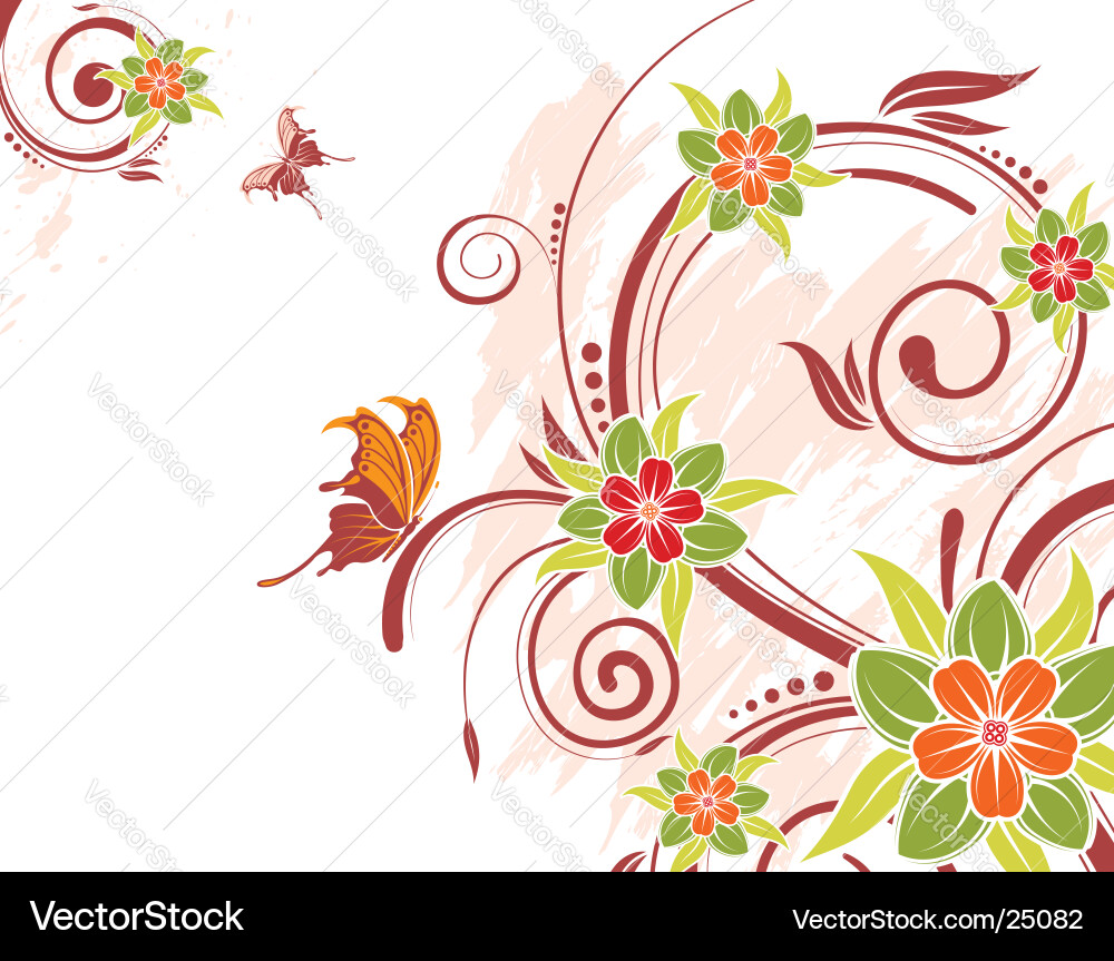Background flower Royalty Free Vector Image - VectorStock