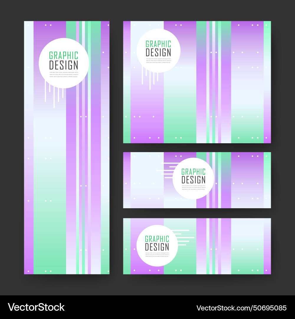 Elegant banner template design Royalty Free Vector Image