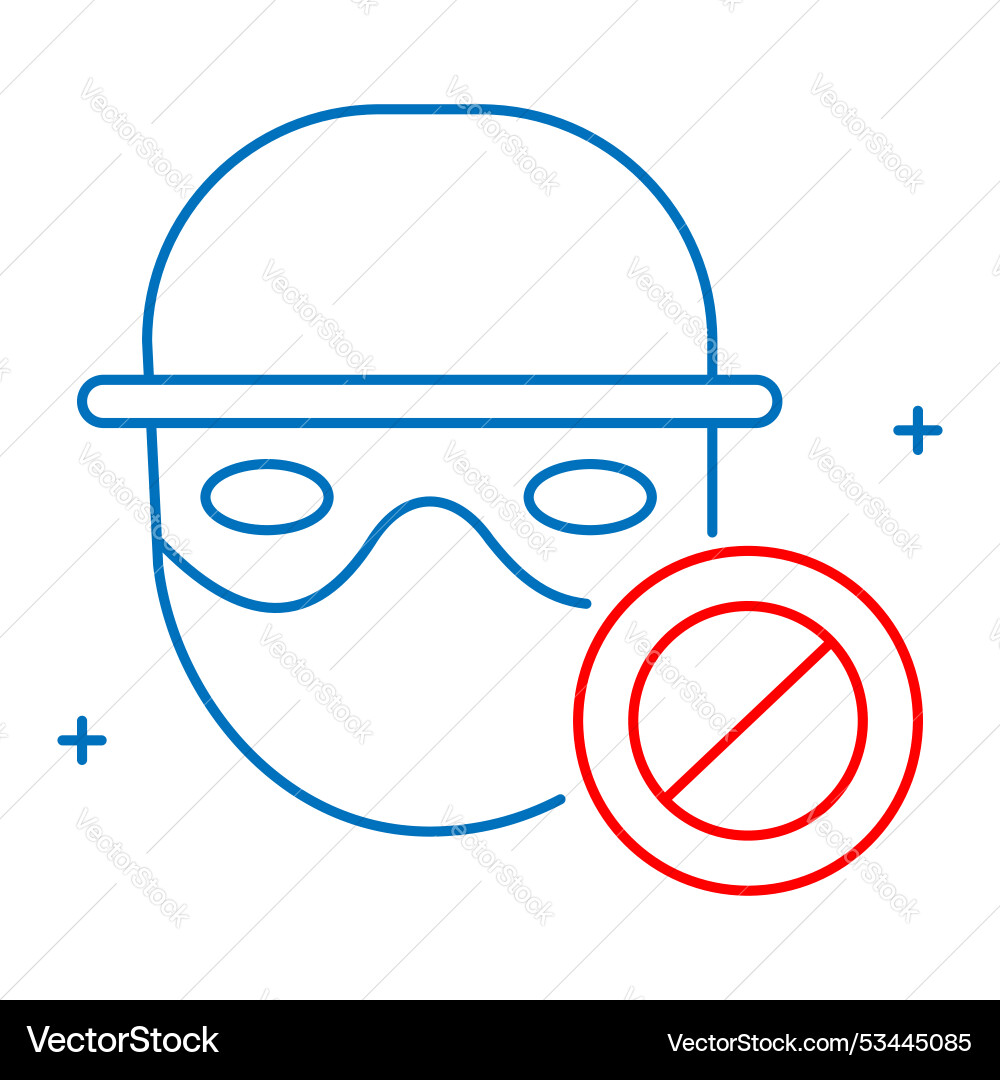 Fraud detection and risk management icon design Vector Image