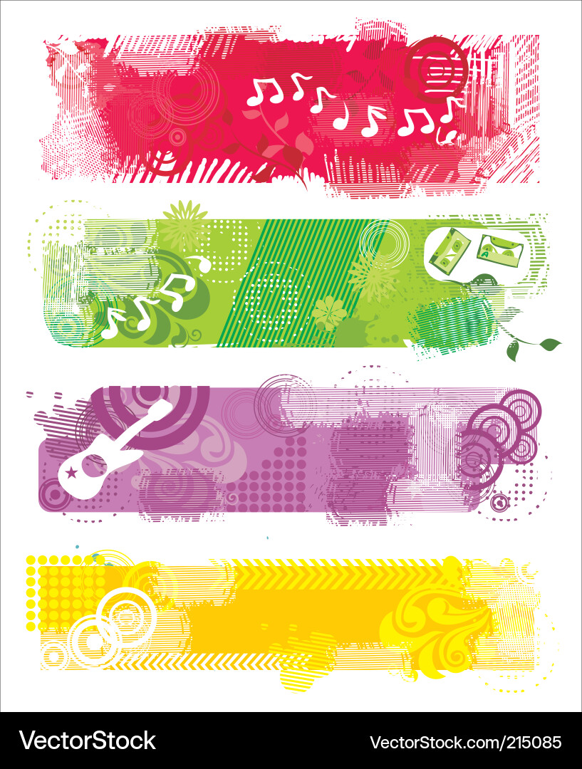 Grunge banner Royalty Free Vector Image - VectorStock