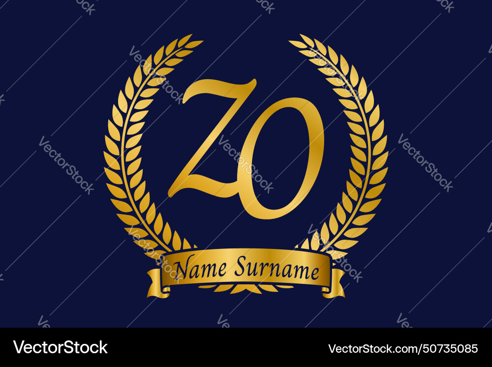 Initial letter z and o zo monogram logo design Vector Image