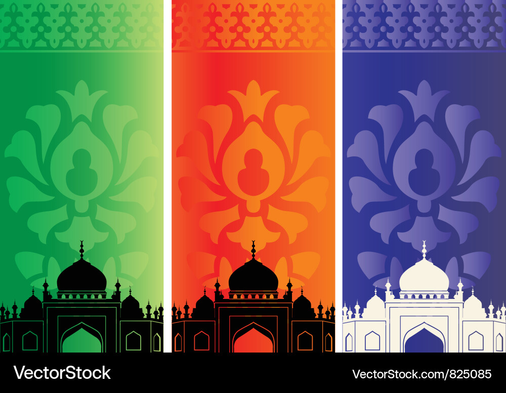 Islamic mosques Royalty Free Vector Image - VectorStock