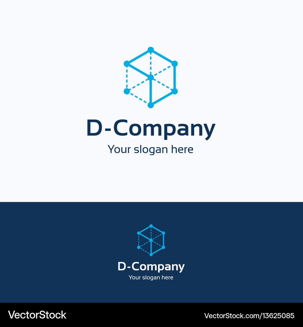 Modern Cube Logo Royalty Free Vector Image - VectorStock