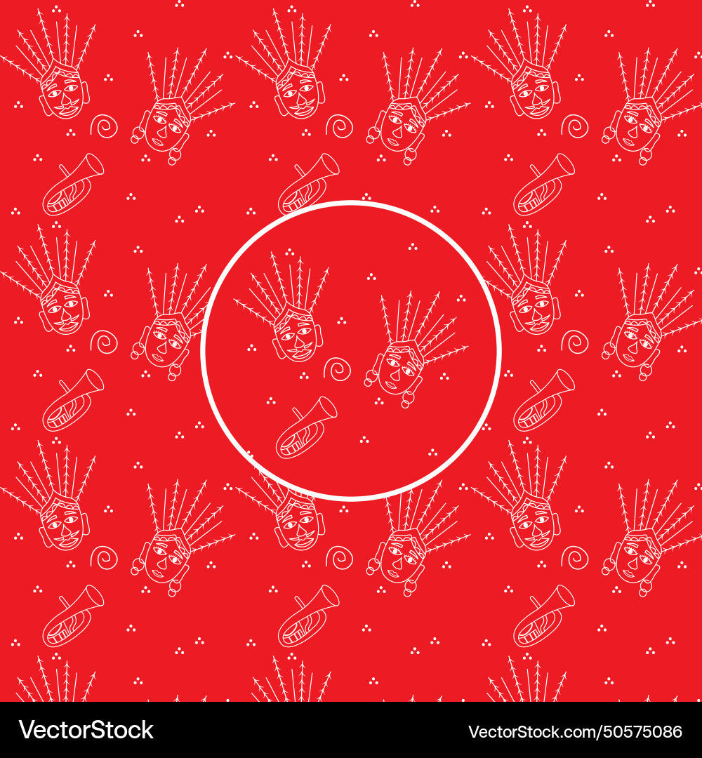 Batik betawi pattern background Royalty Free Vector Image