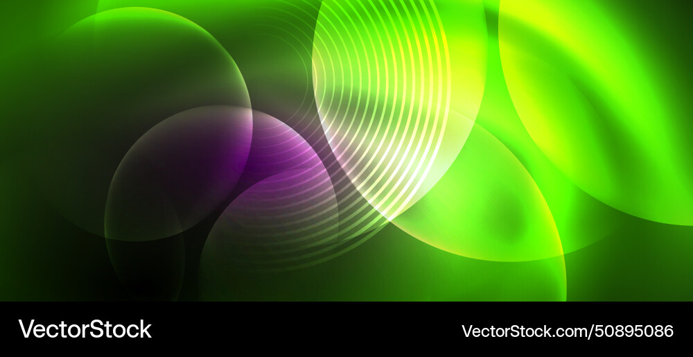 Shiny color neon glowing design Royalty Free Vector Image