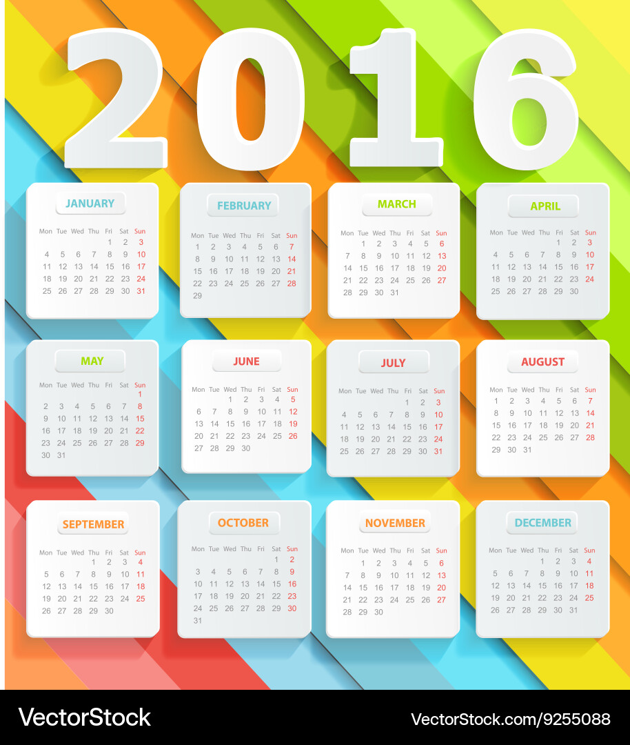 Calendar Royalty Free Vector Image - VectorStock