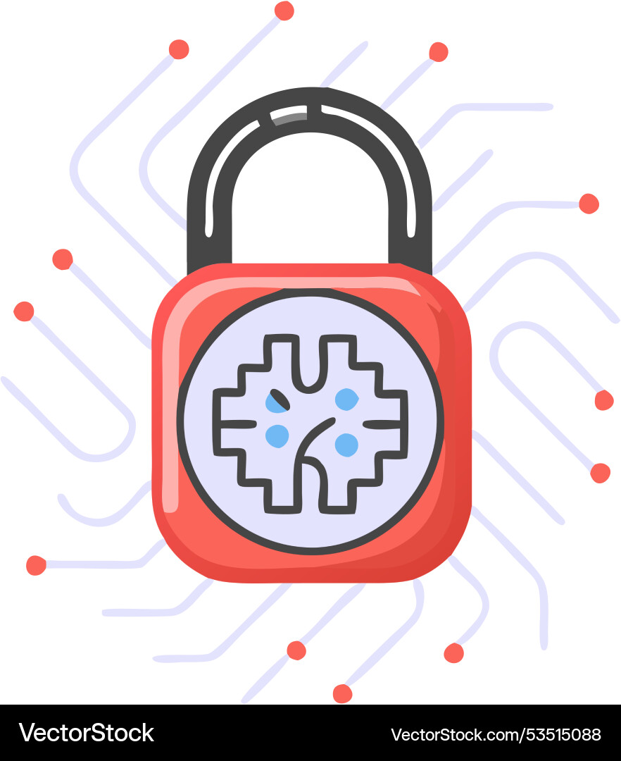 Data shield systems comprehensive protection Vector Image