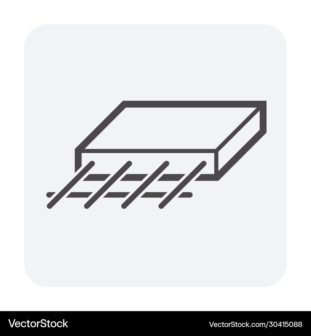 Reinforced Concrete Slab Icon Royalty Free Vector Image