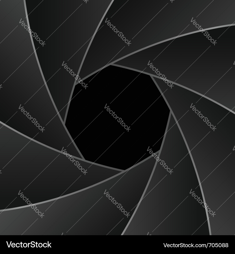 Shutter Blade Aperture Royalty Free Vector Image