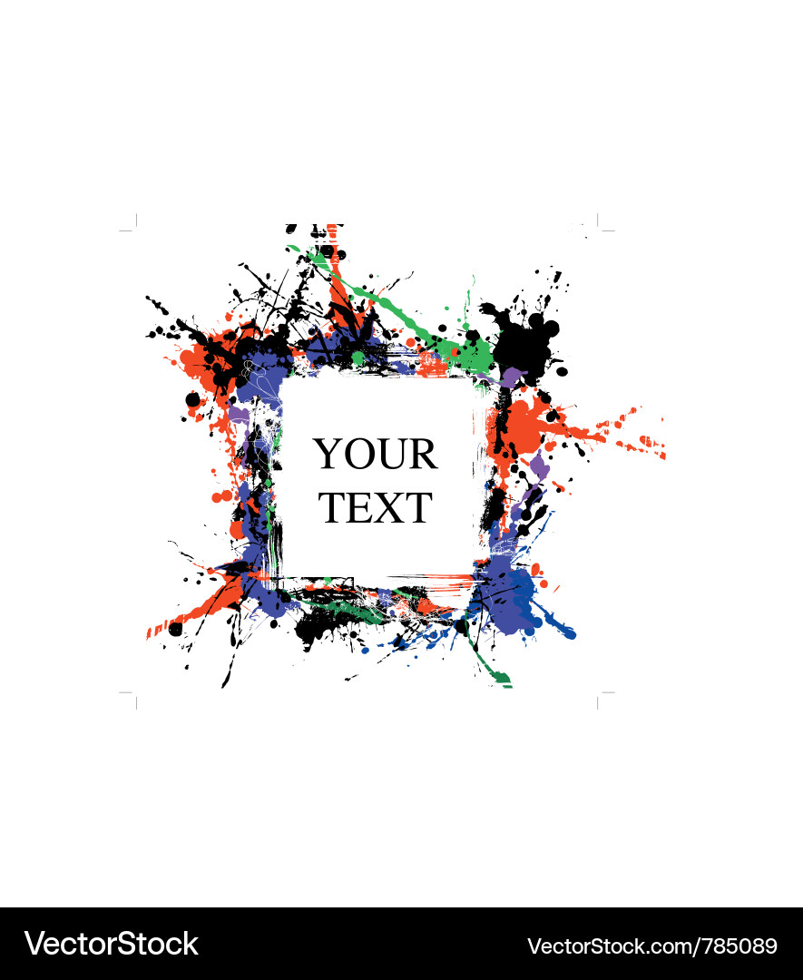 Colorful Grunge Art Royalty Free Vector Image - VectorStock